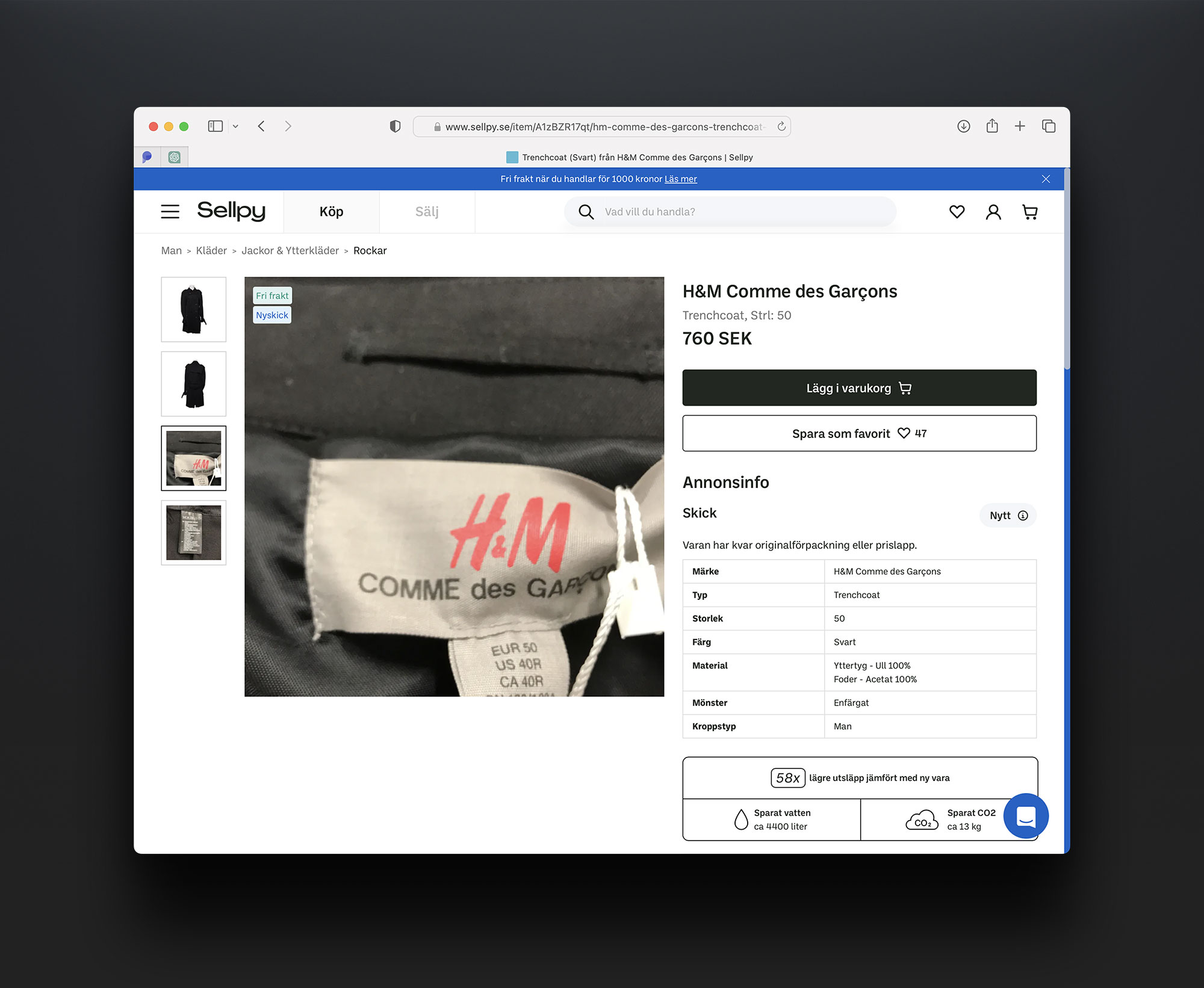 H&M säljer nya saker på Sellpy. Inte så second hand. | Feber / Internet