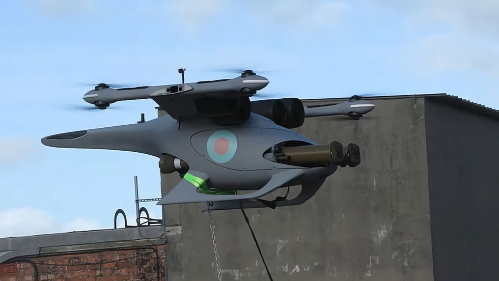 Brittiska flygvapnet testar drönare som kan skjuta missiler. Jackal ...