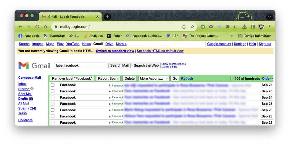 Google fimpar Basic HTML-versionen av Gmail. Dags att säga hejdå till ...