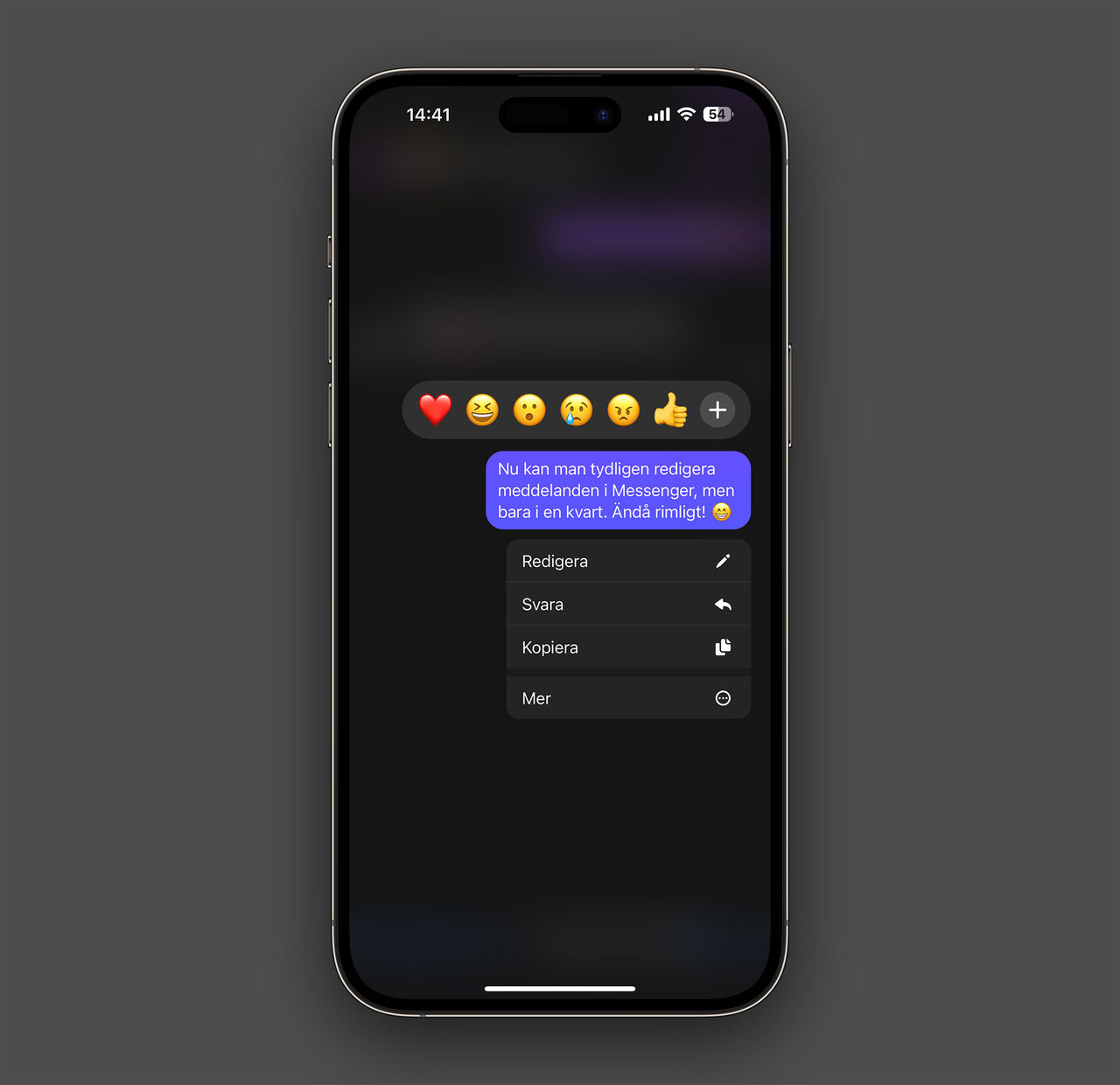 Nu kan du redigera meddelanden i Messenger. I en kvart. | Feber / Internet