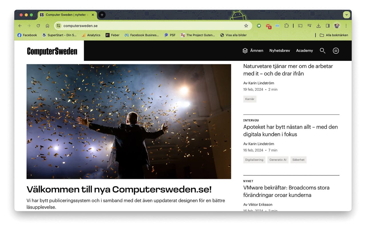 IDG.se försvinner. Körs nu vidare på Computer Sweden. | Feber / Internet