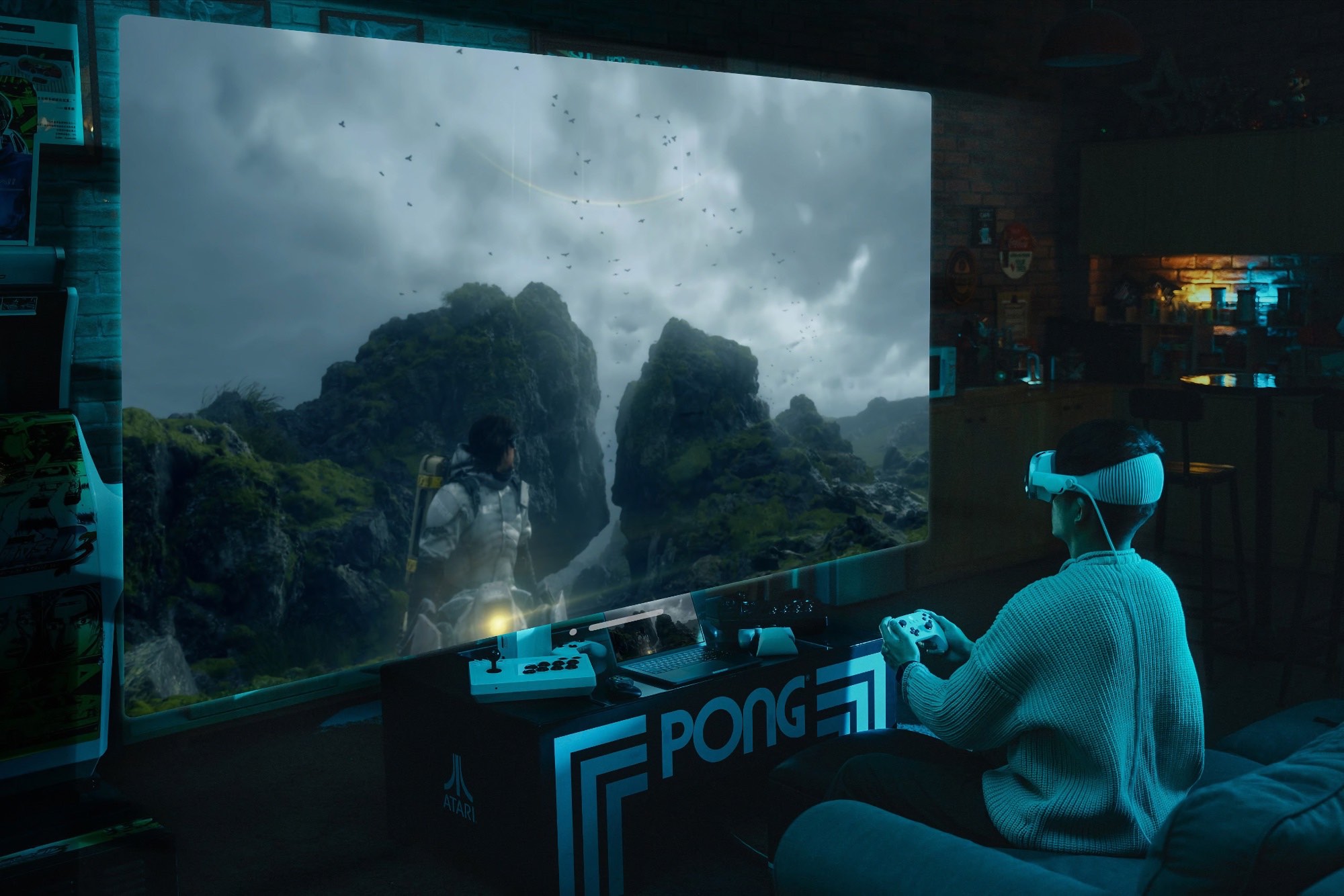 Vision Pro får stöd för spelkontroller från 8BitDo. Och ett tangentbord. | Feber / Mac