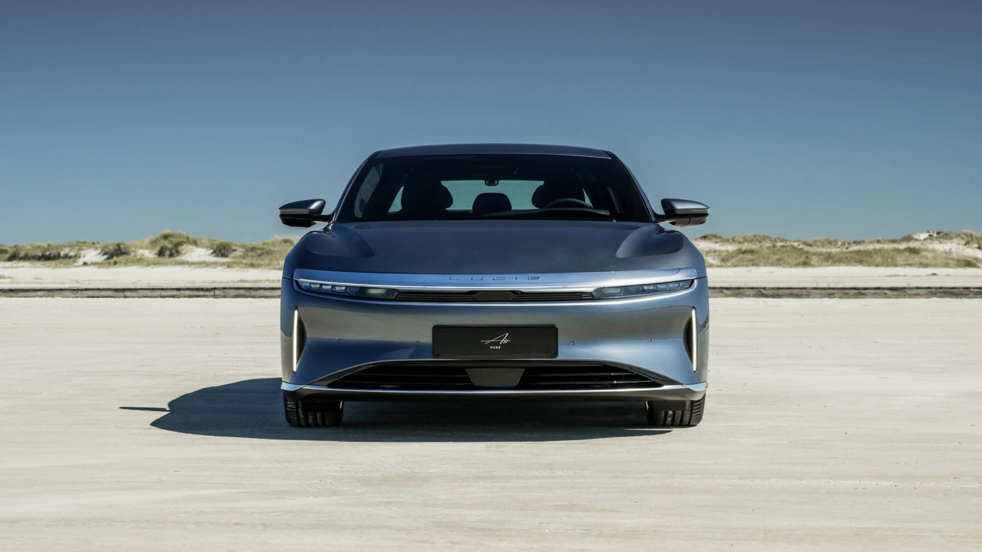 Teslas bilar lika effektiva som Lucids först år 2032. "Air Pure is ...