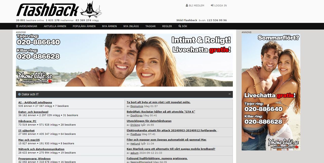 Grundaren av Flashback åtalas. Enligt BBS-lagen. | Feber / Internet