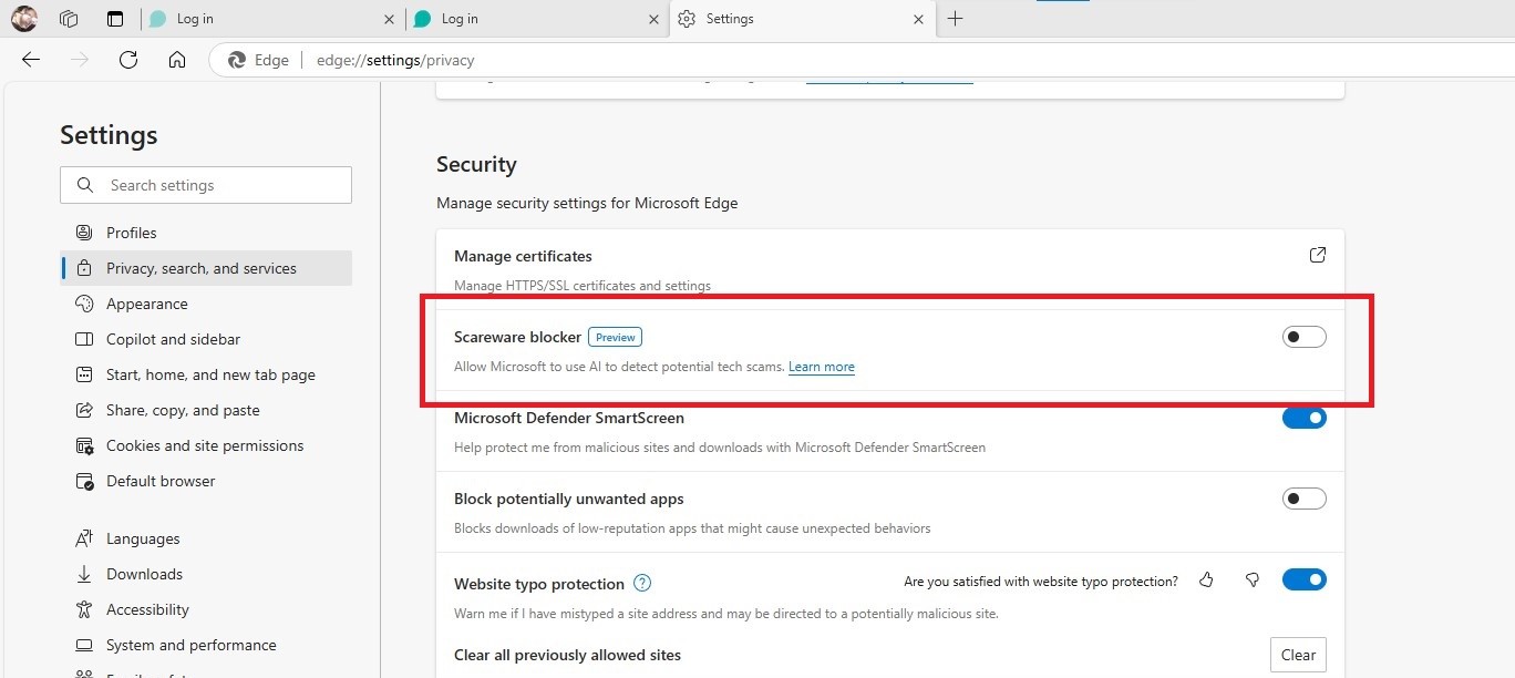 Edge blockerar scareware via maskininlärning. Ny funktion i Microsofts ...