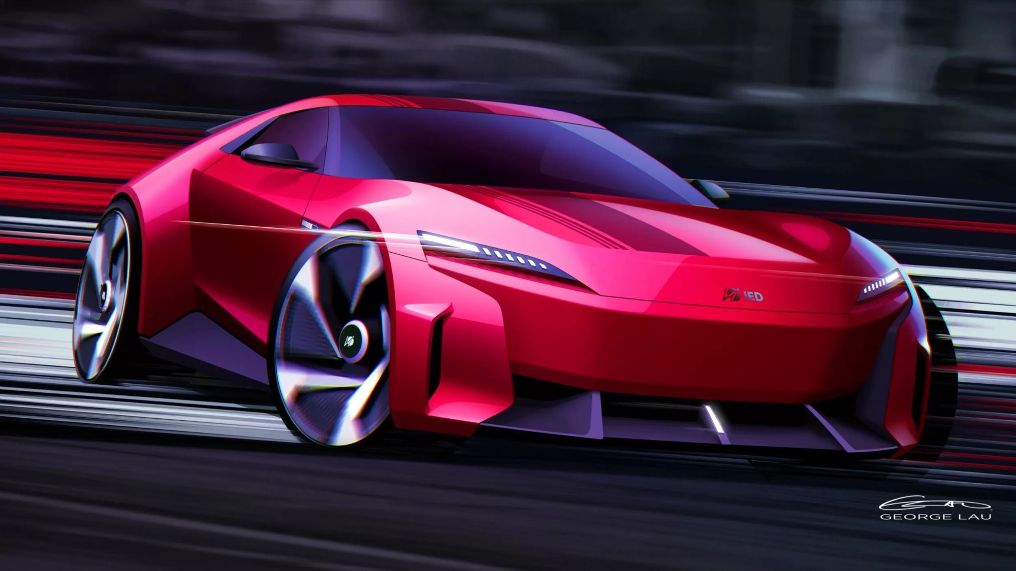 Ny italiensk sportbil ritad av studenter. Tillsammans med Italdesign ...