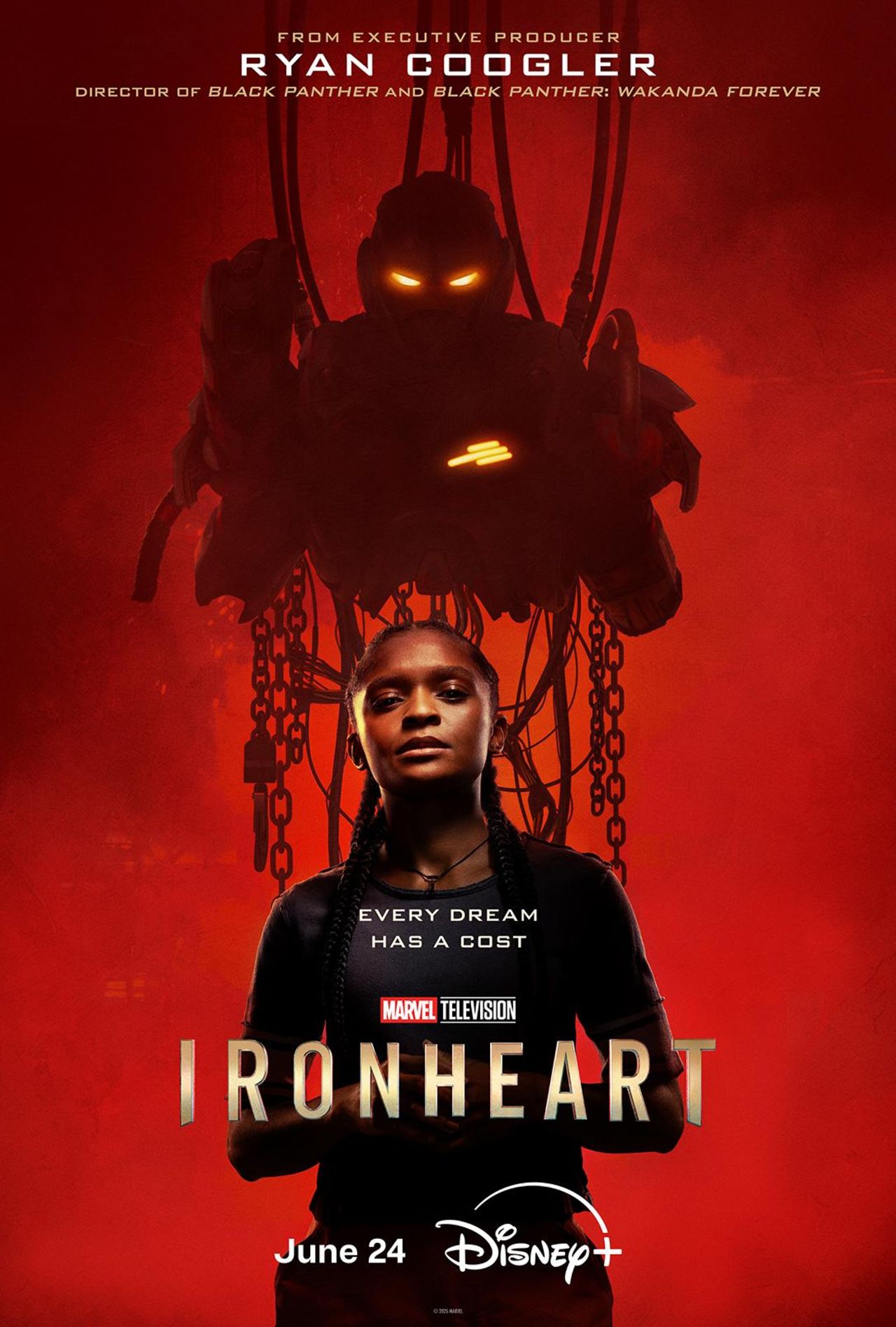 Snart drar Ironheart igång på Disney+. Kvinnlig Iron Man fajtas mot ...