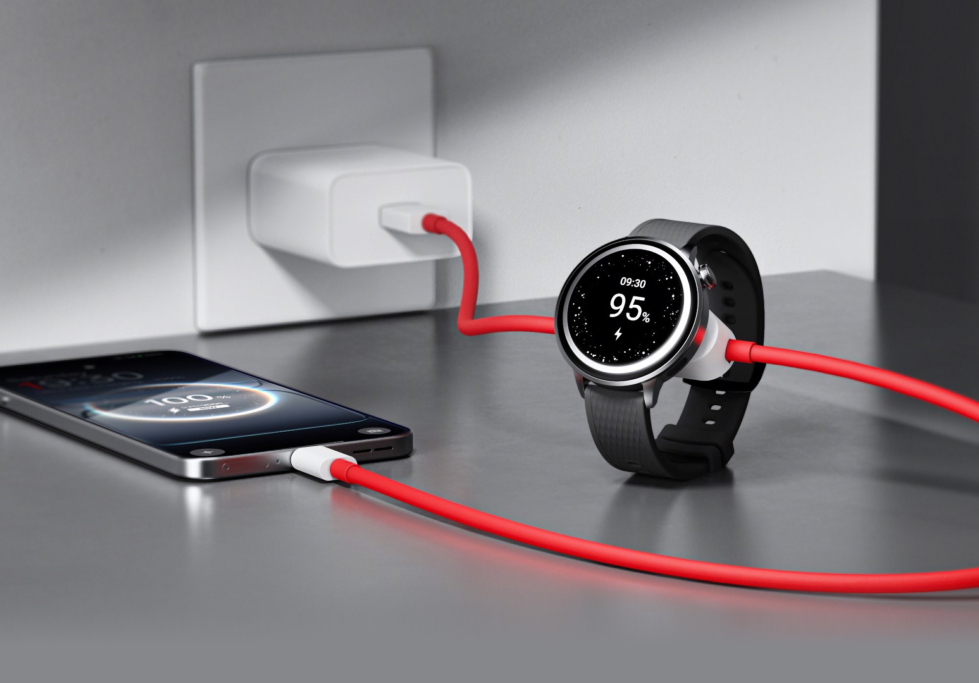 OnePlus släpper laddkabel för mobiltelefon och klocka. Dagens kombo ...