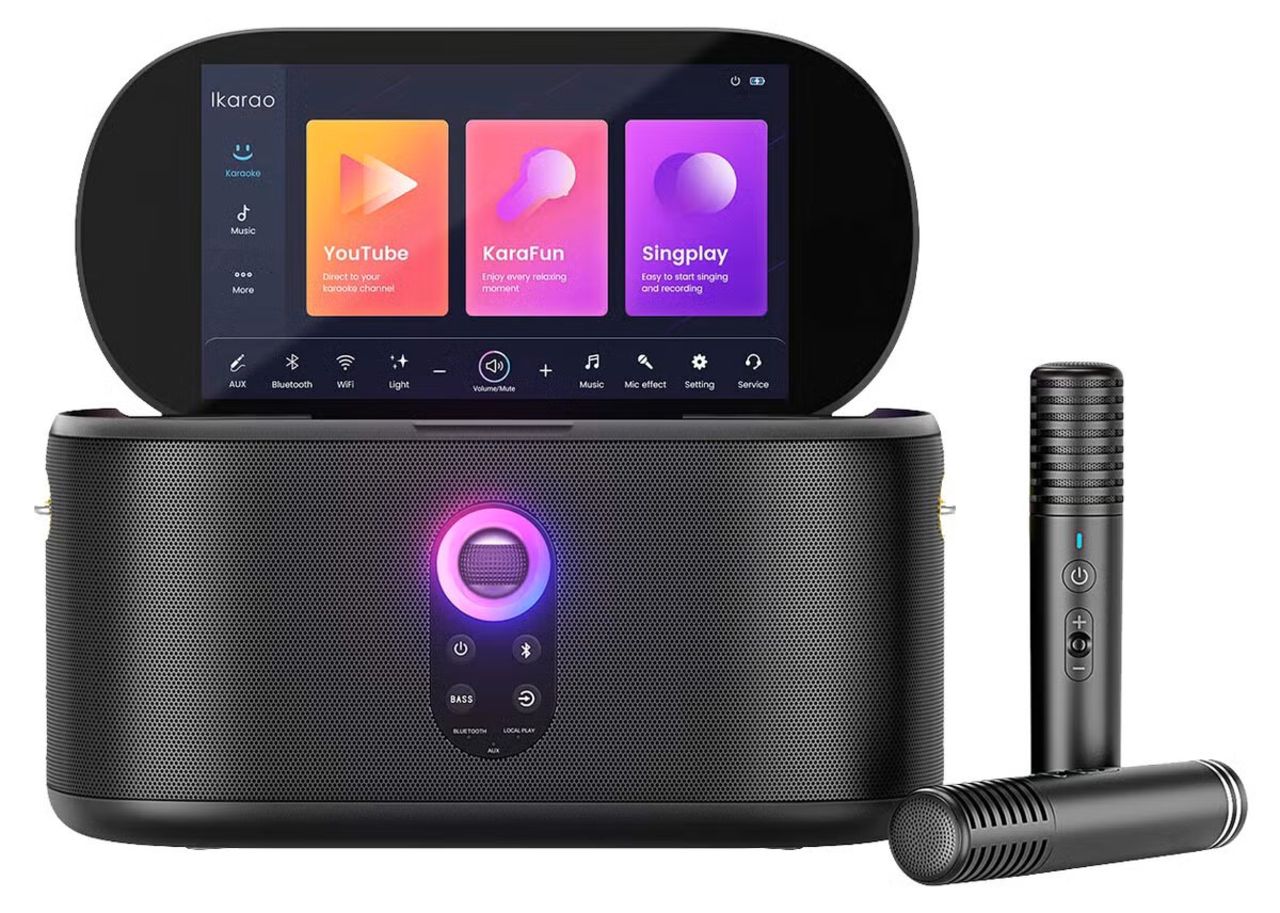 Vi har testat Ikarao Shell S1. Bärbar karaokemaskin för sångglada ...
