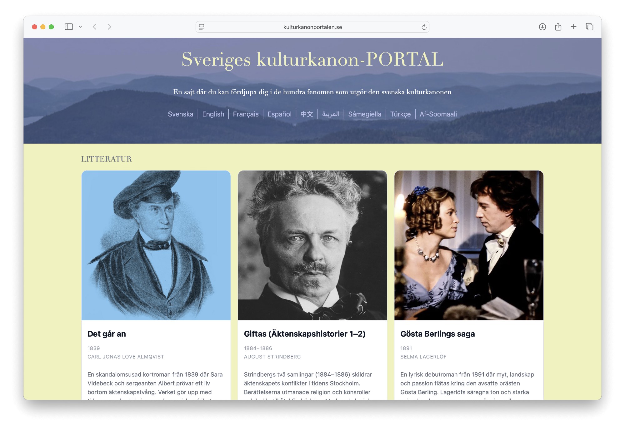 Upptäck Sveriges kulturkanon med ny sajt. Sigge Eklund hjälper kulturkanon-gänget. | Feber ...