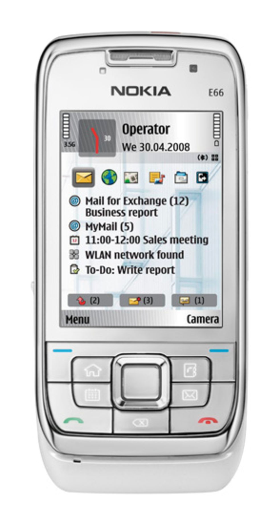 Nokia E66. Ny slajd-modell från Nokia. | Feber / Pryl