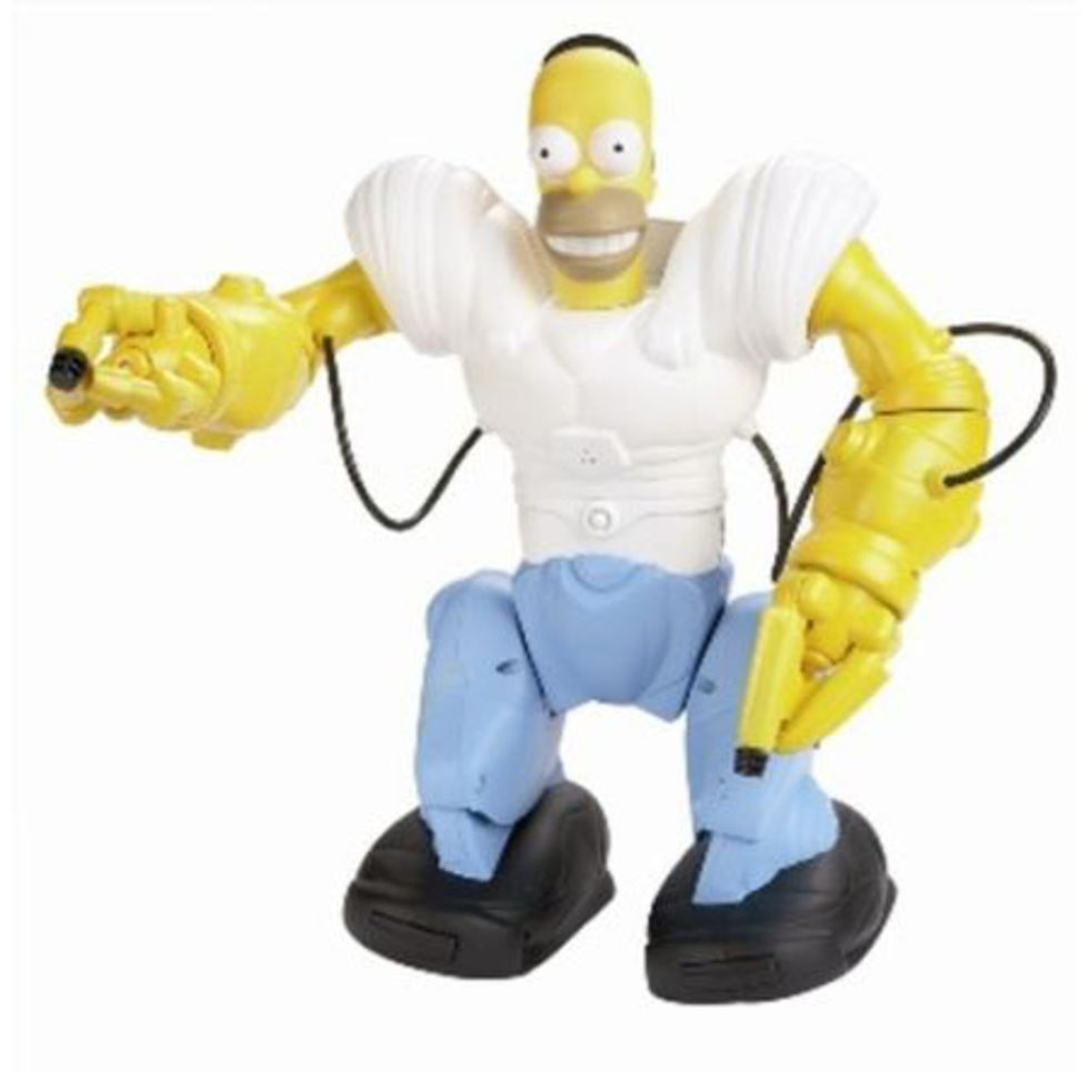 Homersapien och Spidersapien från WowWee. Seriefigurer blir robotar ...
