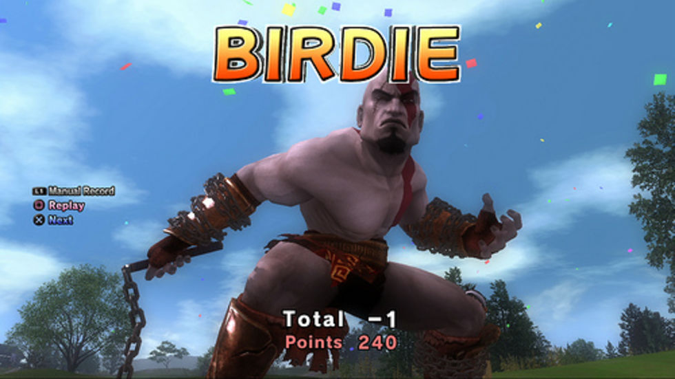 God of Golf. Kratos till Everybody's Golf. | Feber / Spel