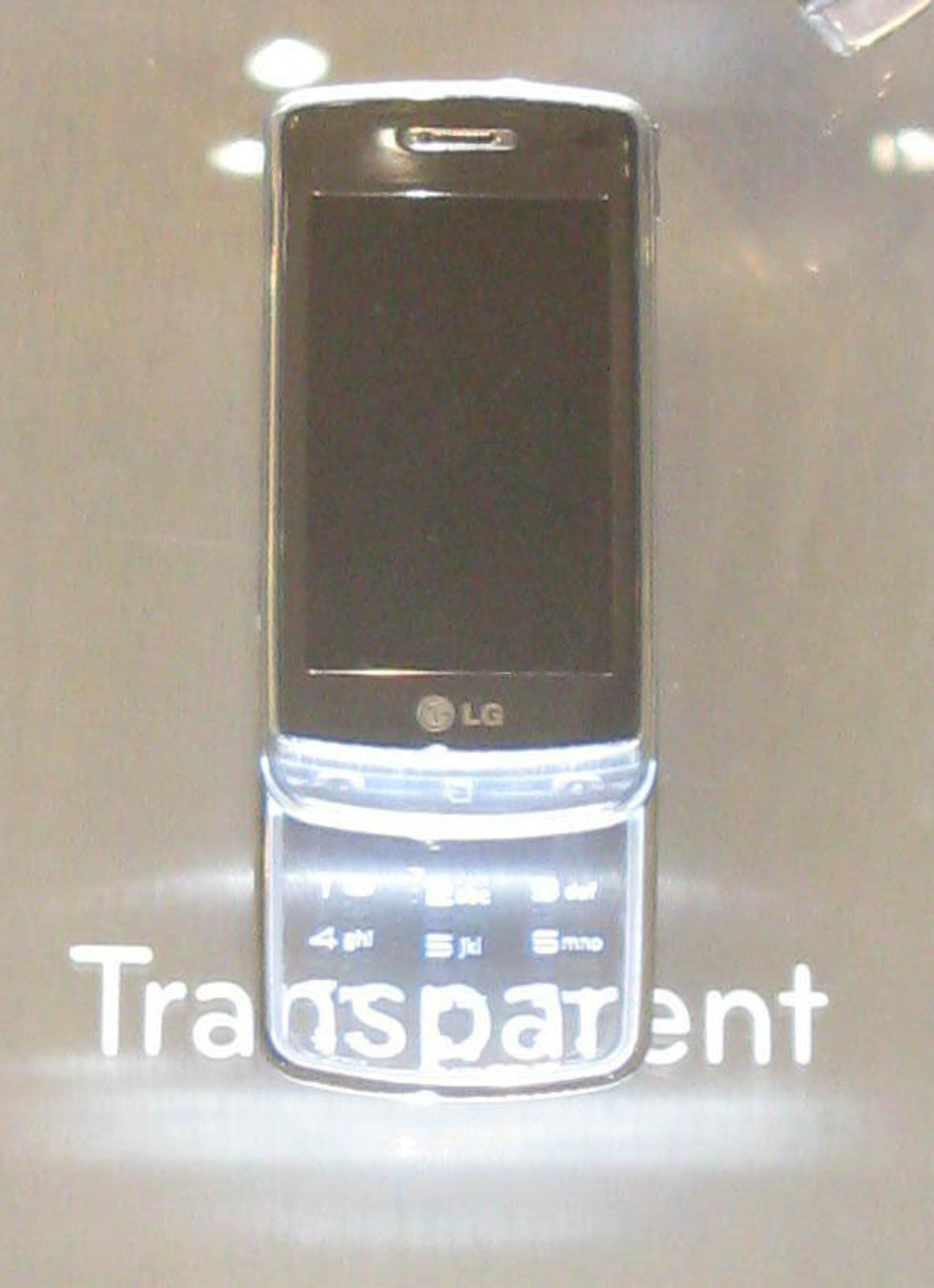 MWC 2009: LG GD900. Med genomskinlig knappsats. | Feber / Mobil