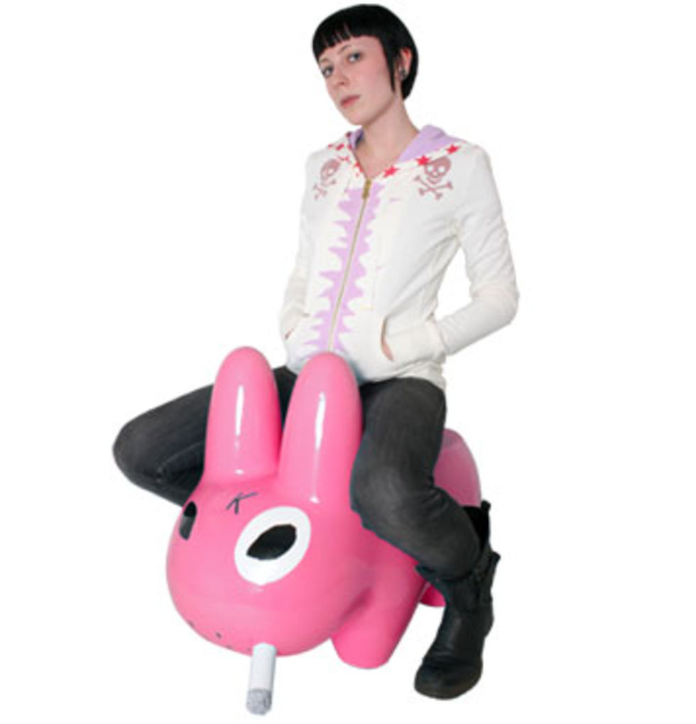 Smorkin Labbit Stool. Nu i rosa. | Feber / Hem